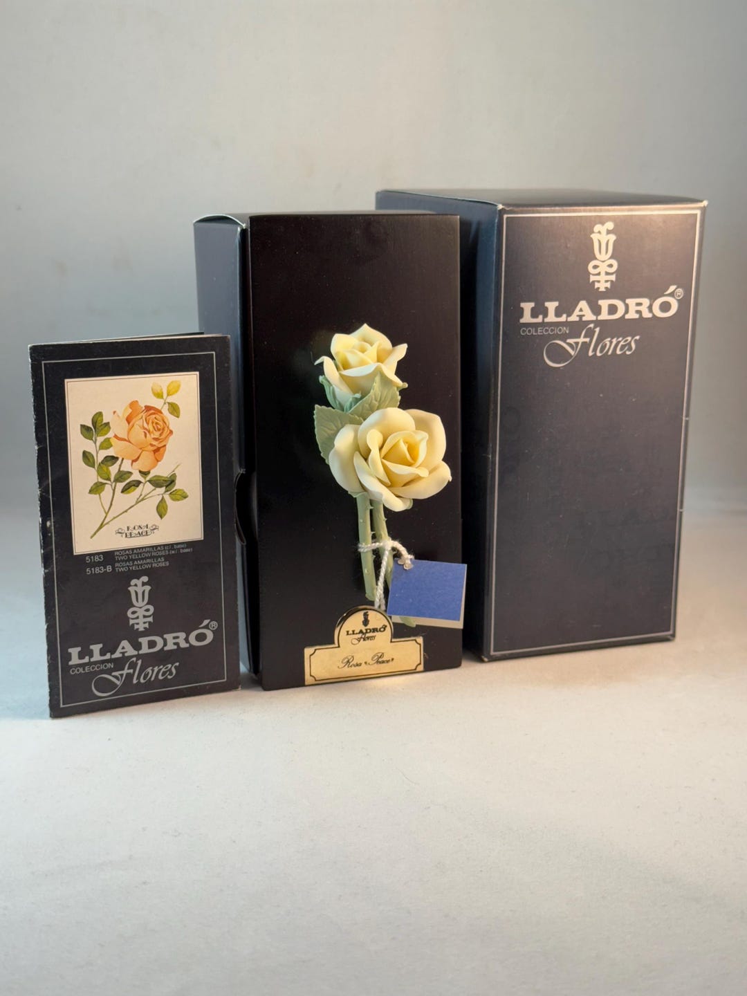 Lladró Flores 5183 - Original Packaging - Rosa Peace - Etsy