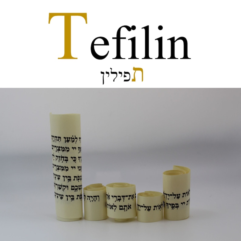 Tefillin: Jewish Prayer Phylacteries With Hebrew Amulet Scrolls - Etsy