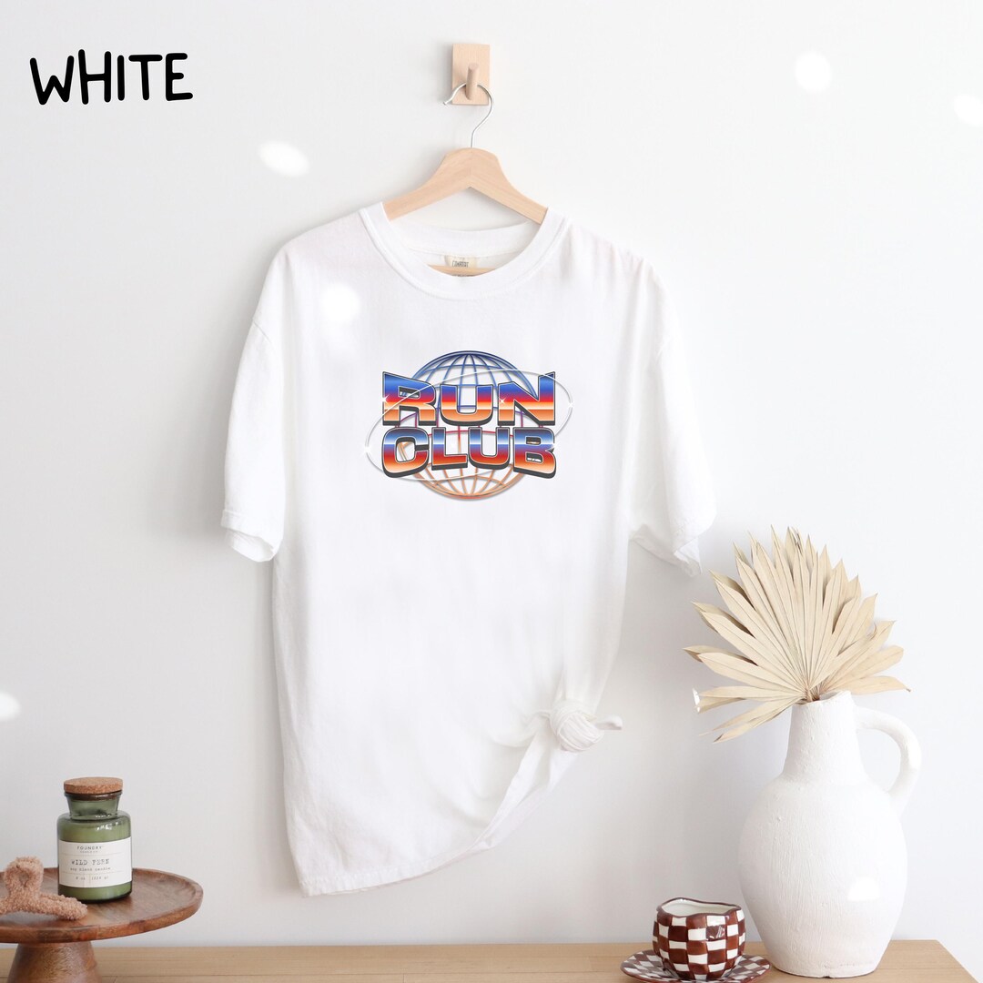 Run Club Comfort Colors® Streetwear T-shirt Running Tee Run His Running ...