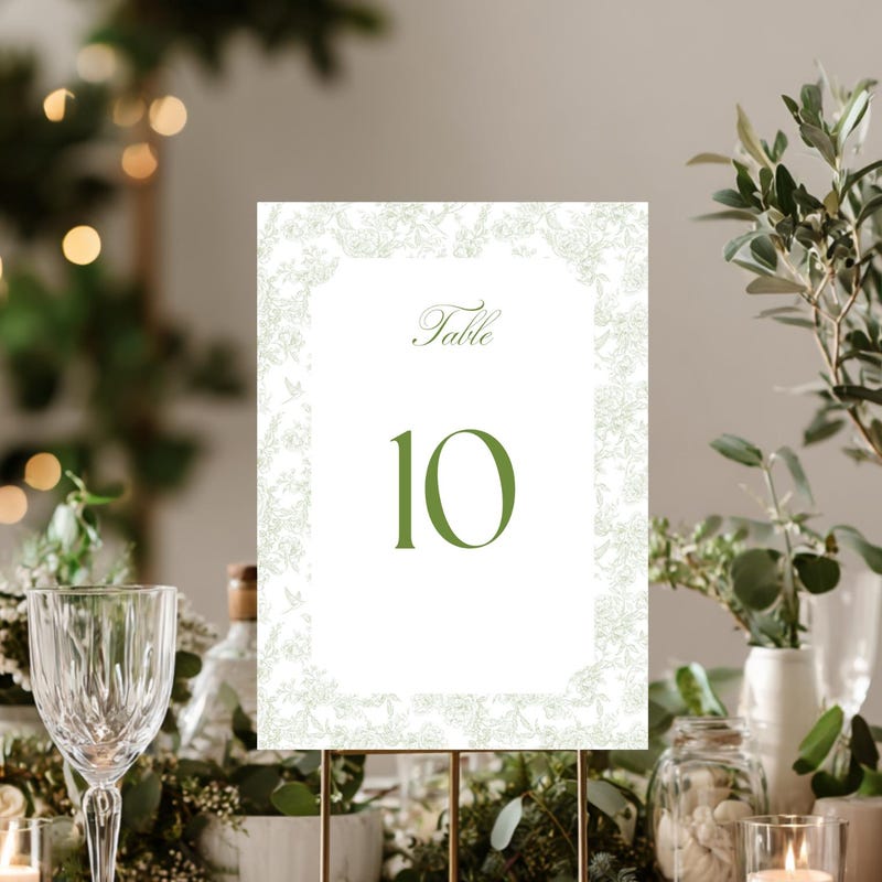 Custom Table Numbers - Etsy