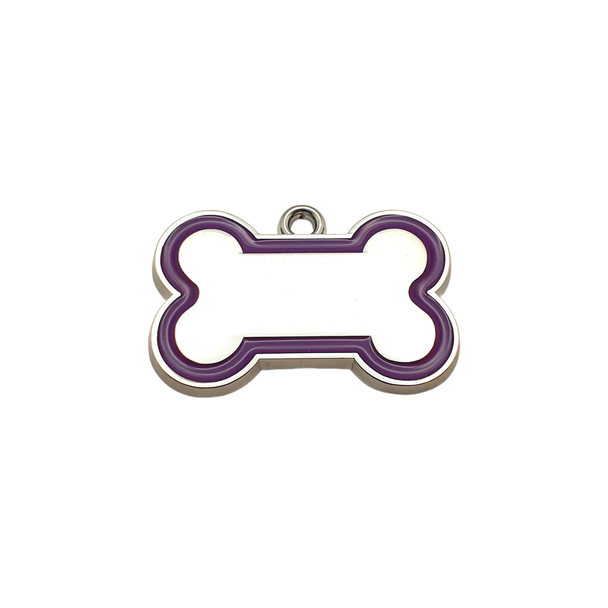Bone Colour Outline Tags Stainless Steel, Pet ID Tag, Dog Tag, Pet Tag ...