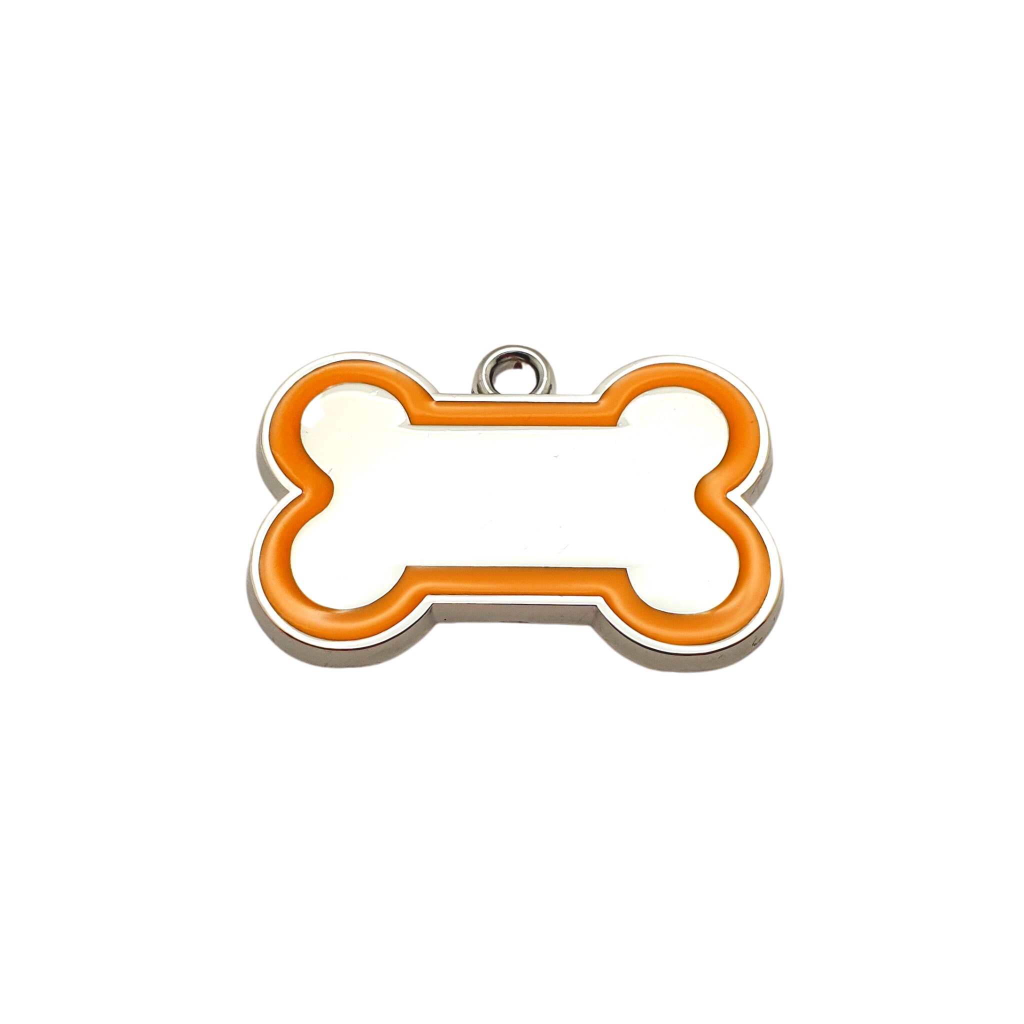 Bone Colour Outline Tags Stainless Steel, Pet ID Tag, Dog Tag, Pet Tag ...