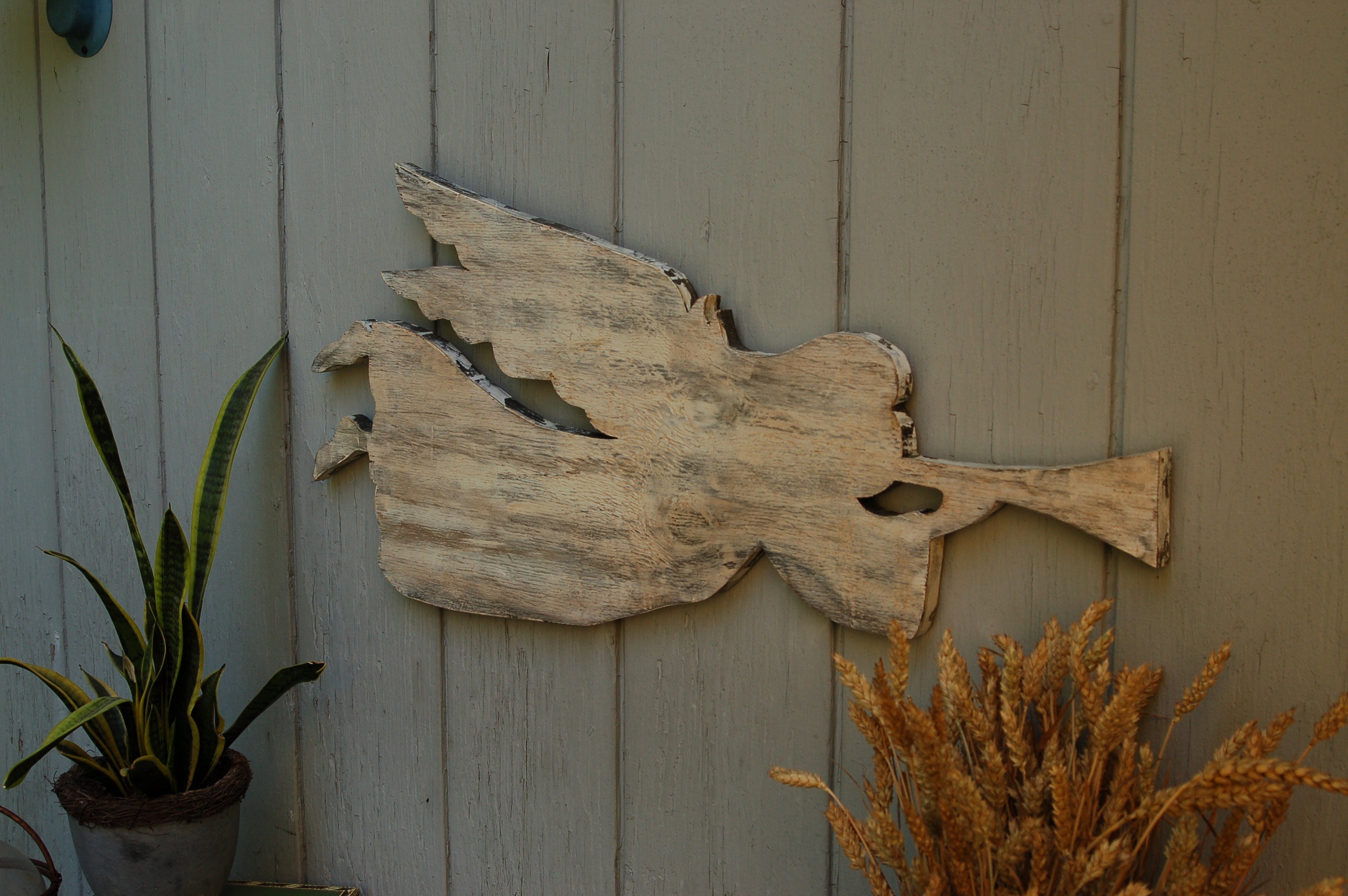 Rustic Wooden Angel - Etsy