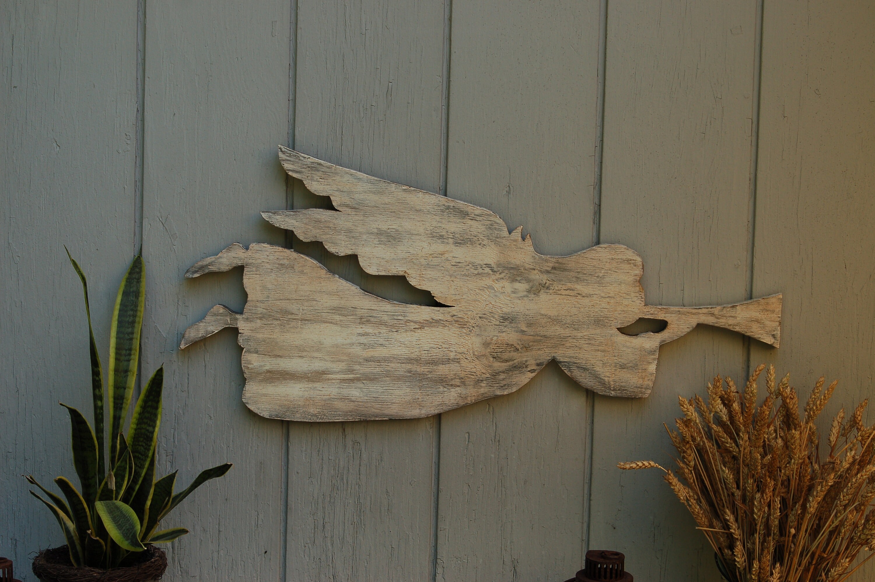 Rustic Wooden Angel - Etsy