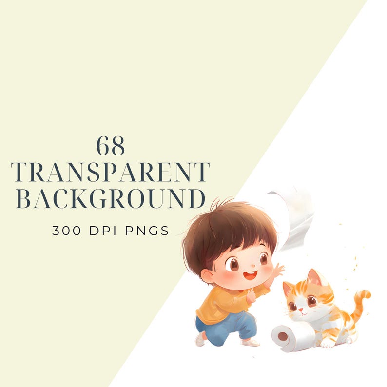 Kawaii Cleaning Clipart Bundle | Cute Cleaning Supply PNGS for Stickers ...