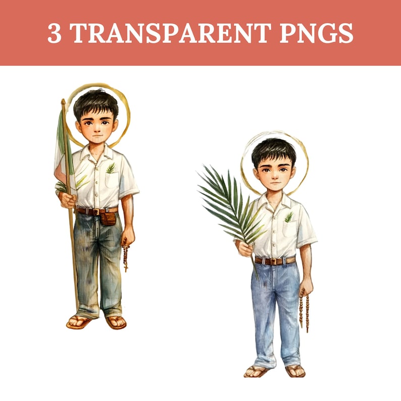 St. José Sánchez Del Río Clipart | Mexican Martyr Watercolor Pngs ...