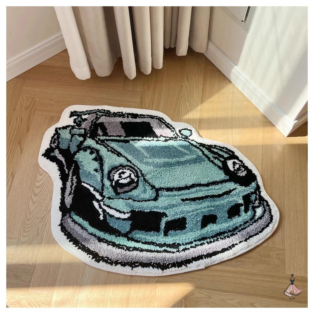 911 Turbo Porche RWB Custom Fluffy Rug Racing Aesthetic - Etsy