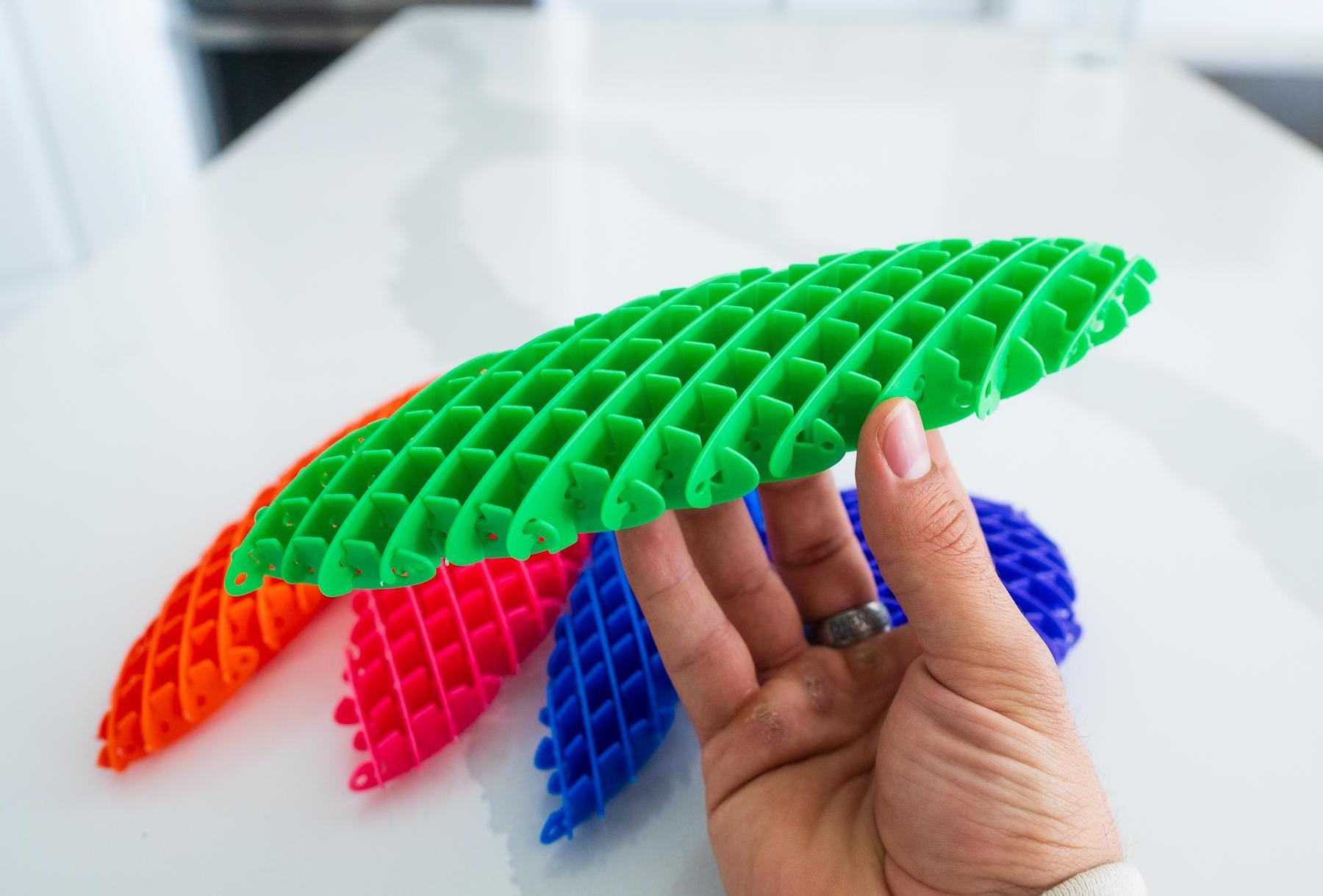 Shape Shifting Fidget Worm Toy, Popular Handheld Stress Reliver, Fun ...