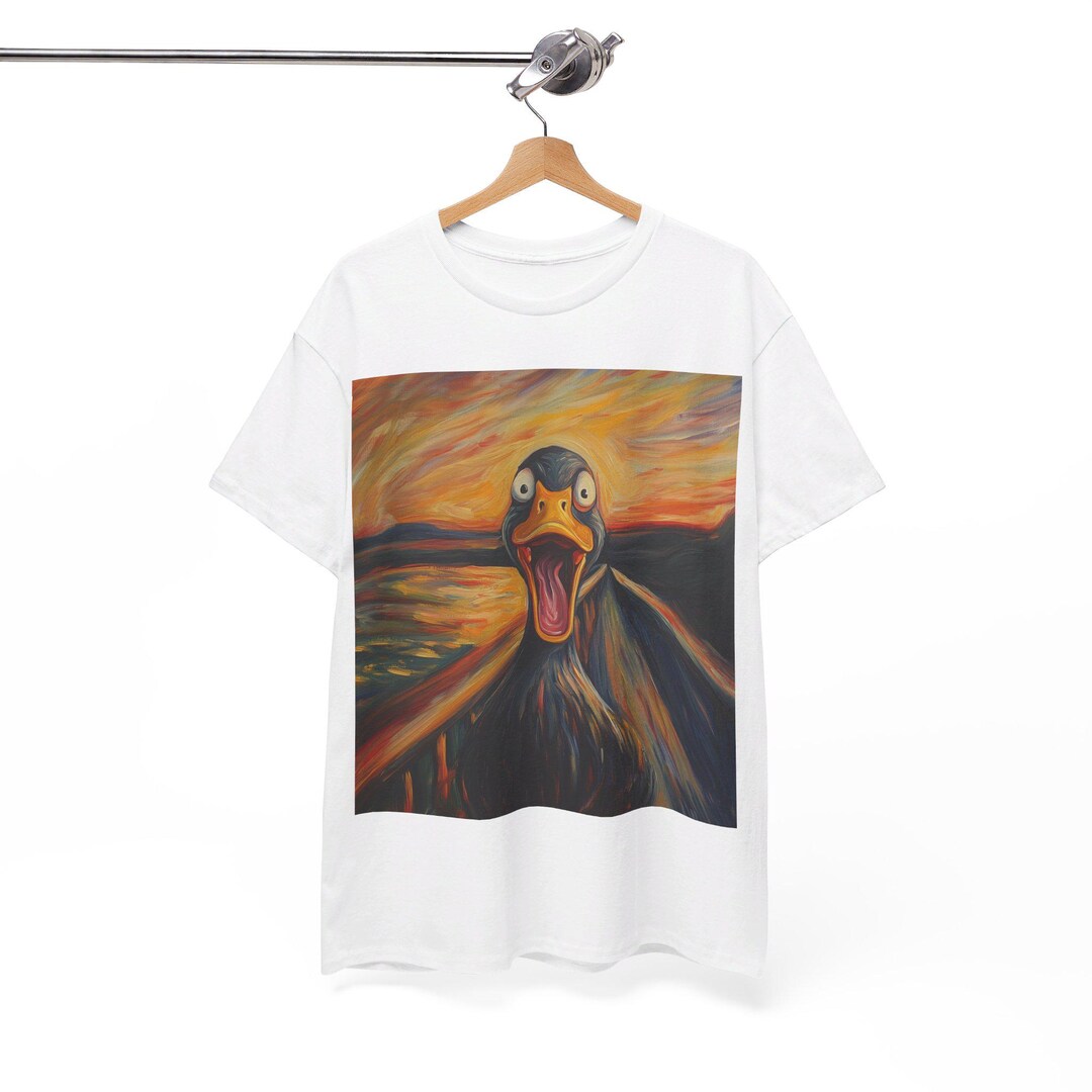 Screaming Duck Shirt the Scream Art Duck Multiverse of Eduard Monk - Etsy