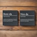 Welsh Gift Slate Coaster - Welsh Dictionary Coasters Gift for Welsh ...
