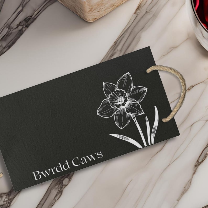 Welsh Gift Slate Cheeseboard - the Perfect Gift for Welsh Family and ...