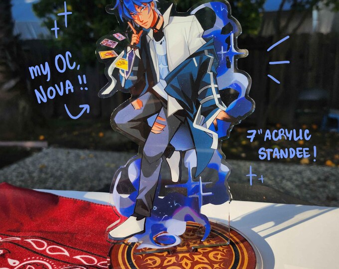 NOVA (original Character) ACRYLIC STANDEE || 7" Anime Character Standee ...