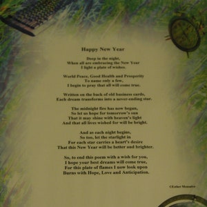 New Year Poem - Etsy
