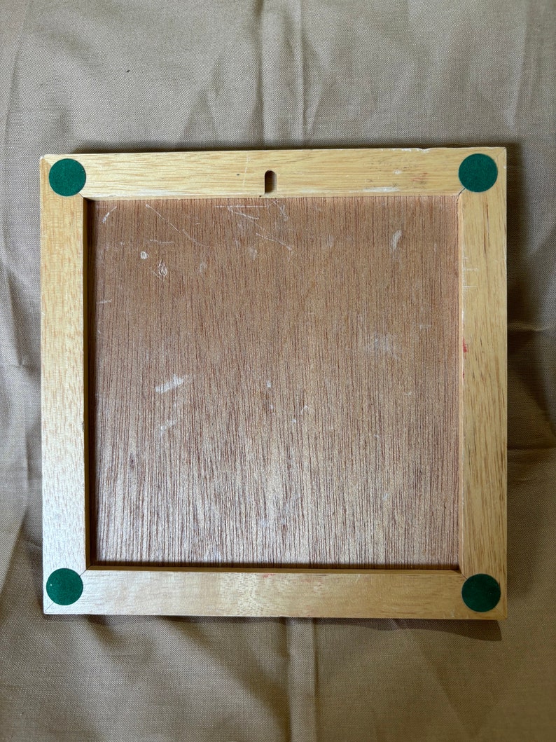 Wood Framed Ceramic Tile Cupboard/hatch Artwork - Etsy