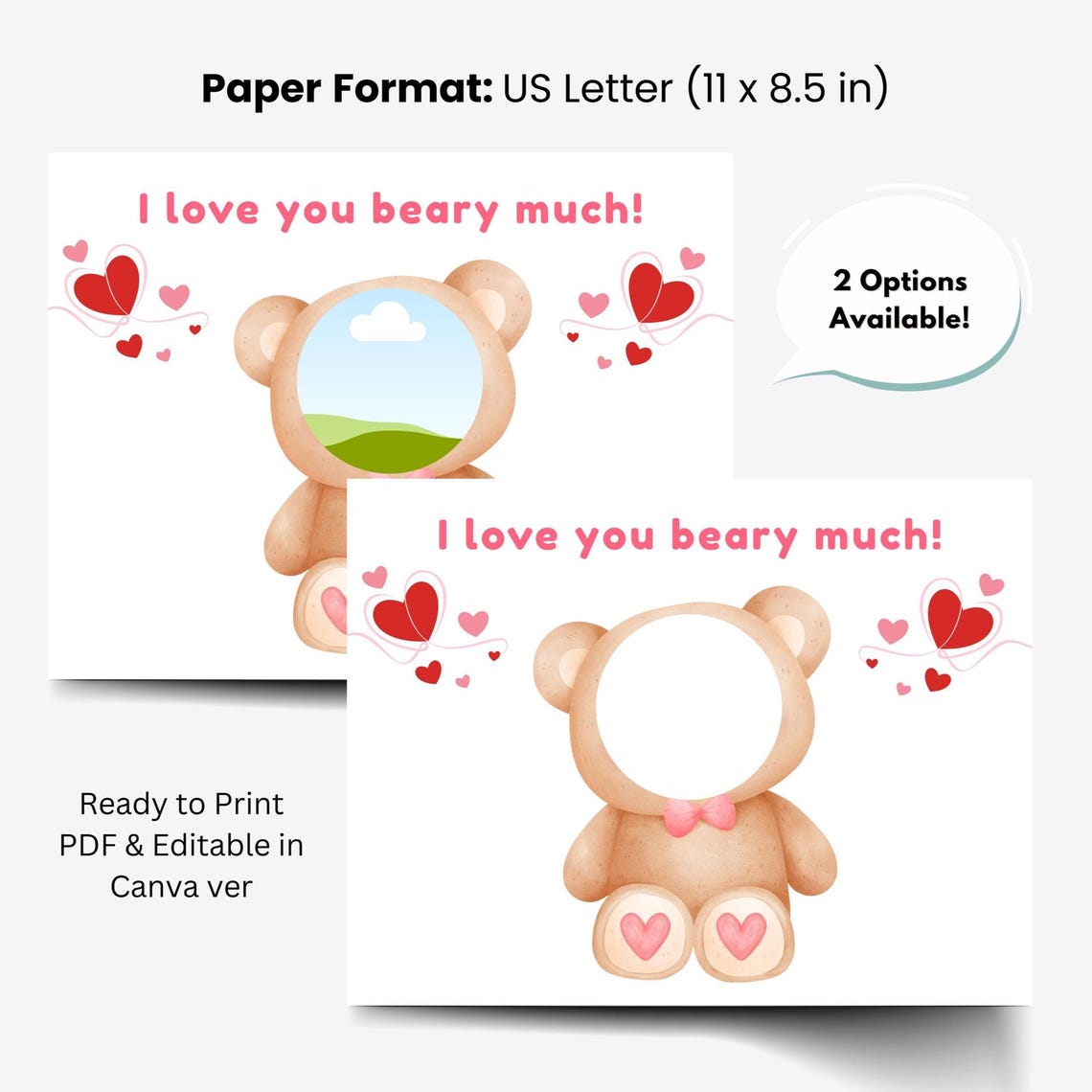 Baby's First Valentine's Day Handprint Crafts, Baby Toddler Teddy Bear ...