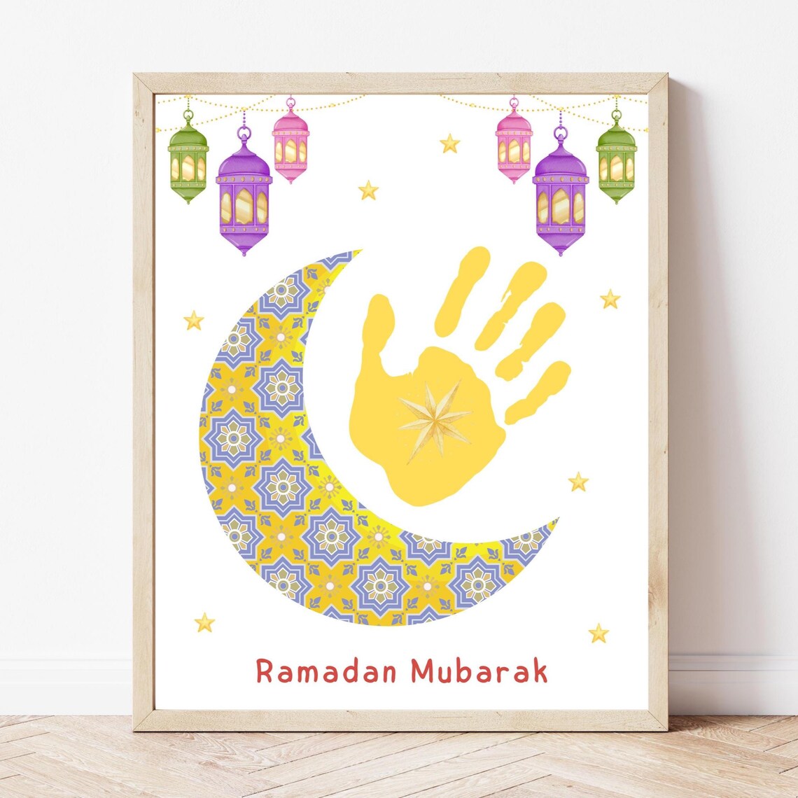 Ramadan Handprint Craft for Kids, Islamic Ramadan Activity Printable ...