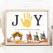 Nativity Handprint Craft Printable, Joy Handprint Art, Christian ...
