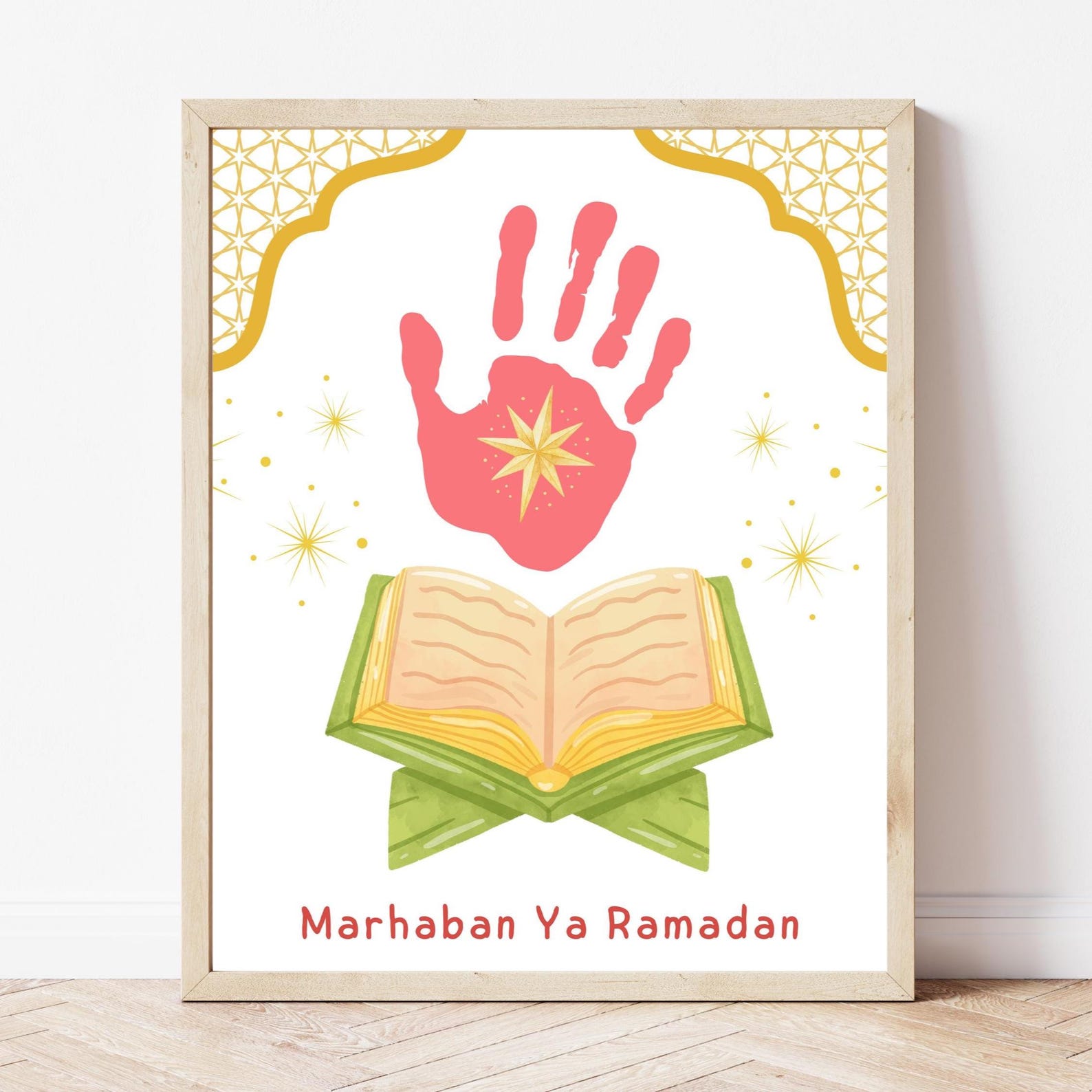 Ramadan Handprint Craft for Kids, Islamic Ramadan Activity Printable ...