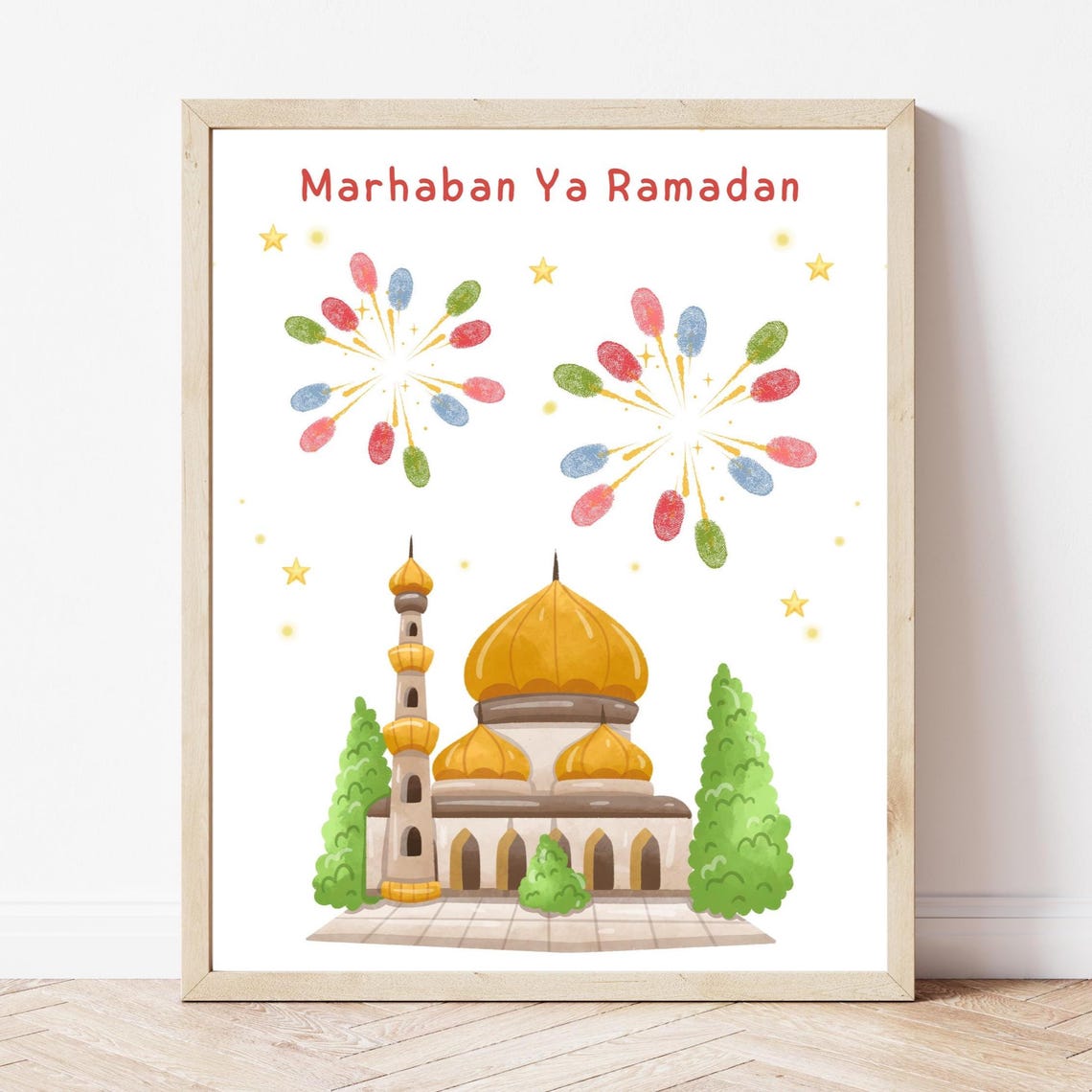 Ramadan Handprint Craft for Kids, Islamic Ramadan Activity Printable ...