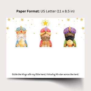 Christmas Wise Men Handprint Craft Printable, Three Kings Nativity Art ...