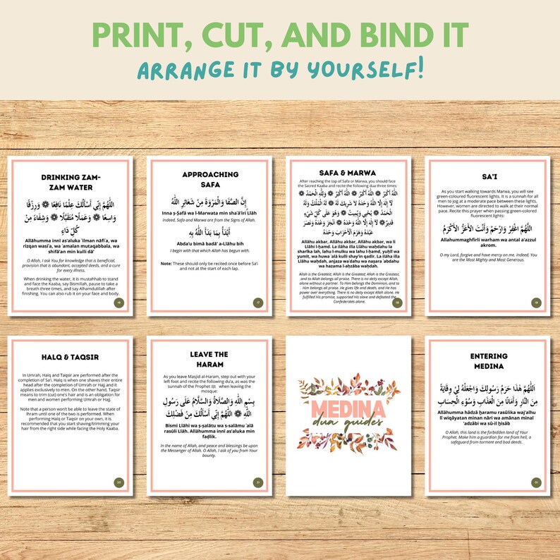 Umrah Dua Flash Cards: Islamic Pilgrimage Guide (PDF) - Etsy