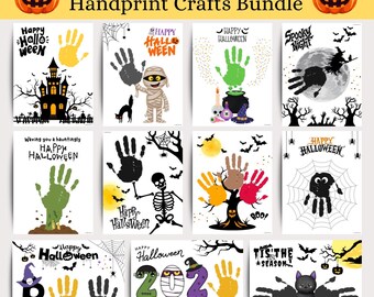 Boo Halloween Handprint, Halloween Printable Handprint Craft for Kids ...