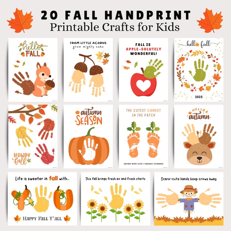 Fall Handprint Craft | Fall Handprint Art | Fall Craft for Kids ...