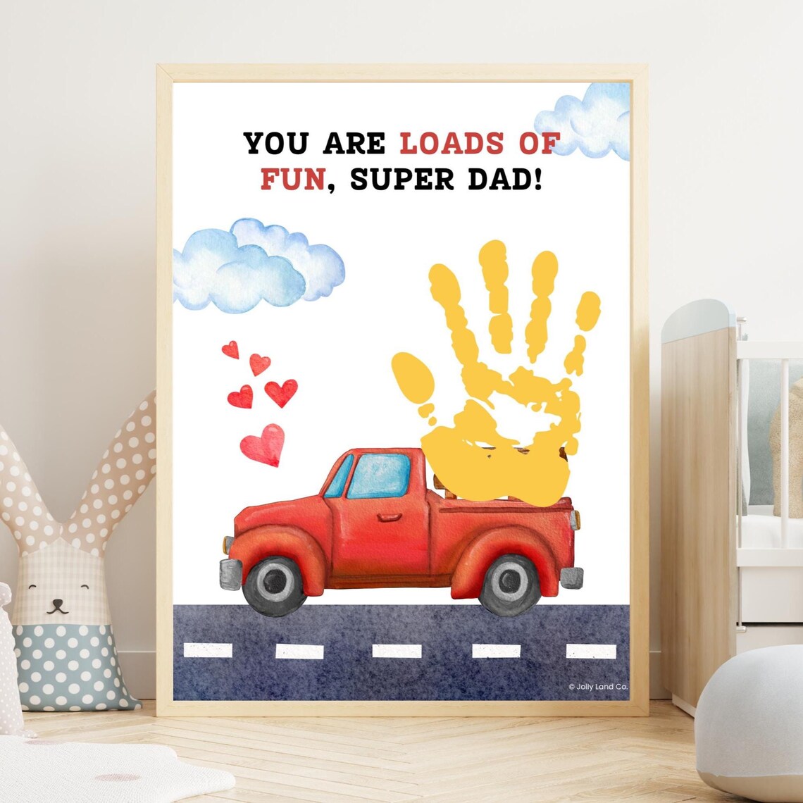 Father's Day Handprint Art Bundle: DIY Keepsake Gift (digital Download ...
