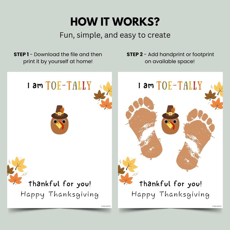 Thanksgiving Footprint Craft for Kids, Toe-tally Thankful Turkey Art ...
