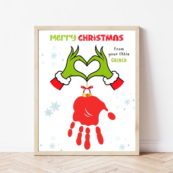 Grinch Craft for Toddlers - Etsy