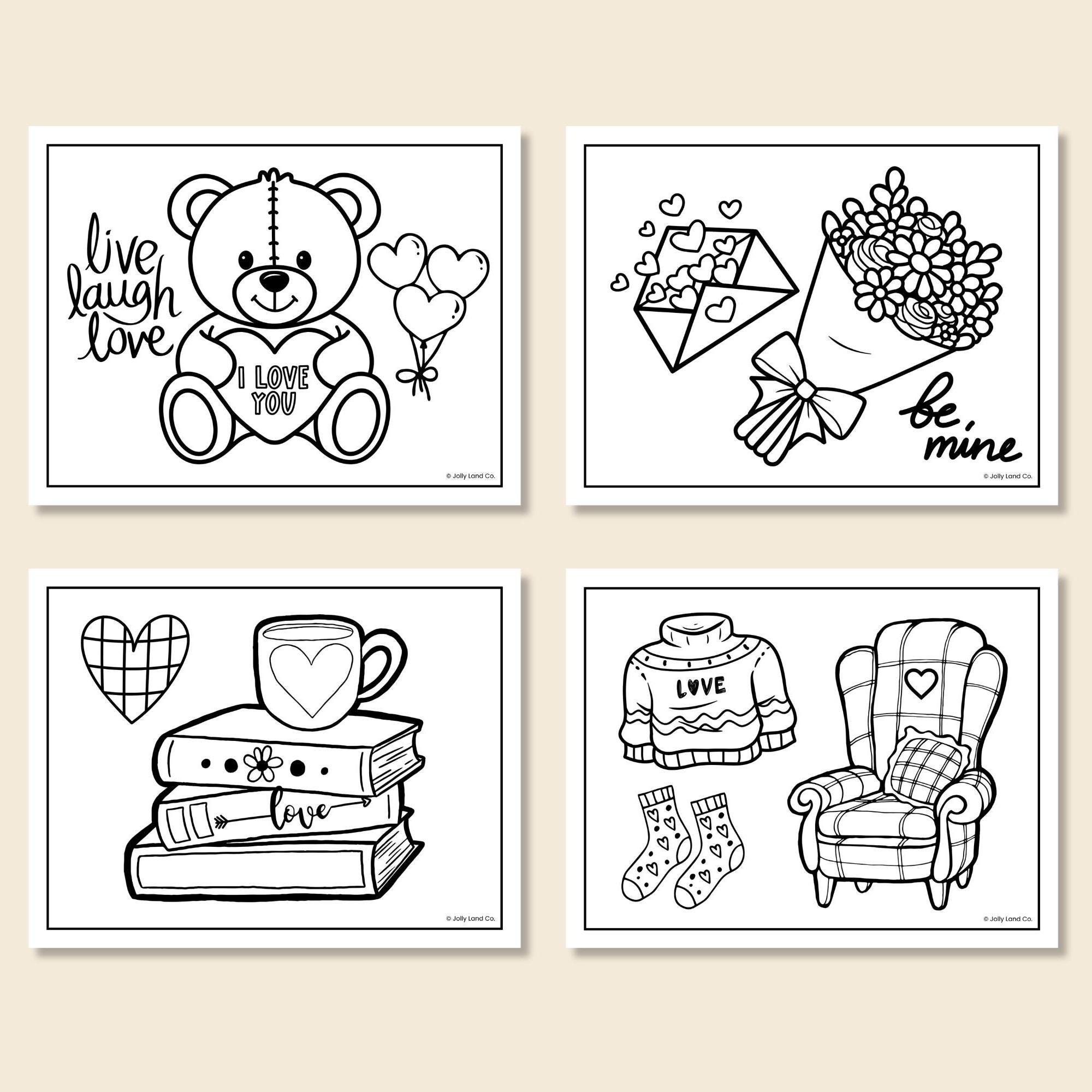 Valentines Day Coloring Pages, Coloring Book Online, Coloring Sheets ...