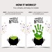 Cauldron Handprint Craft: Halloween Poem Keepsake (digital Download ...