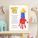 New Year Handprint Art Poem for Kids, Toddler & Preschool Craft ...