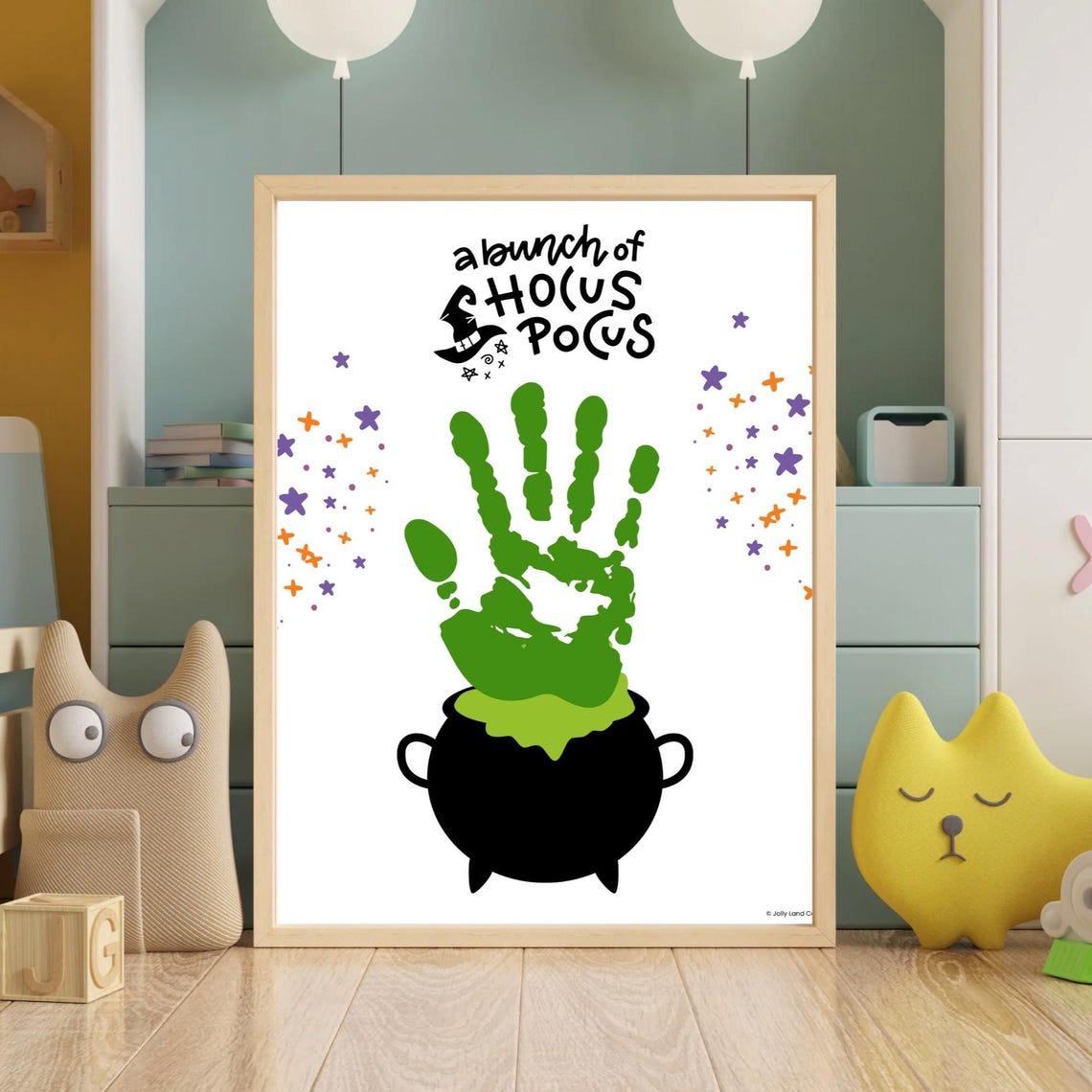 Cauldron Handprint Craft: Halloween Poem Keepsake (digital Download ...