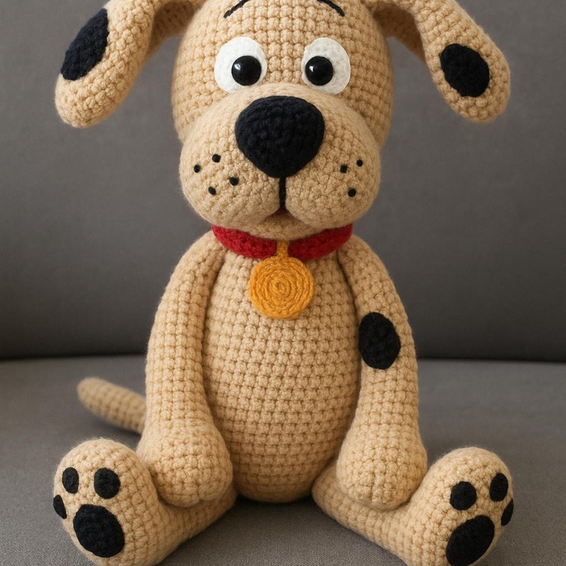 Beginner Dog Amigurumi Pattern Pdf,small Puppy Plush Crochet Pattern ...