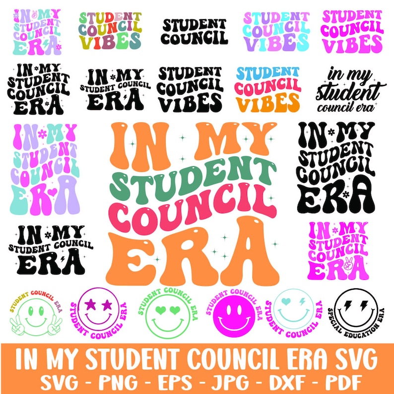 In My Student Council Era SVG, Student Council Svg, Stuco Svg, in My ...
