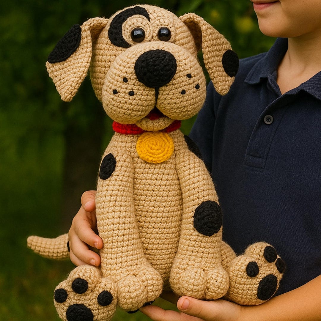 Beginner Dog Amigurumi Pattern Pdf,small Puppy Plush Crochet Pattern ...