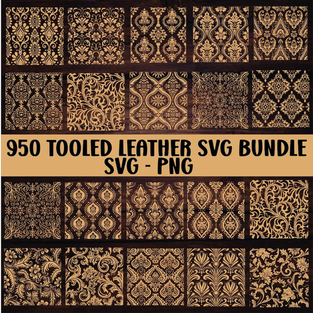 Tooled Leather Svg, Tooled Leather, Tooled Leather Png, Western Leather ...
