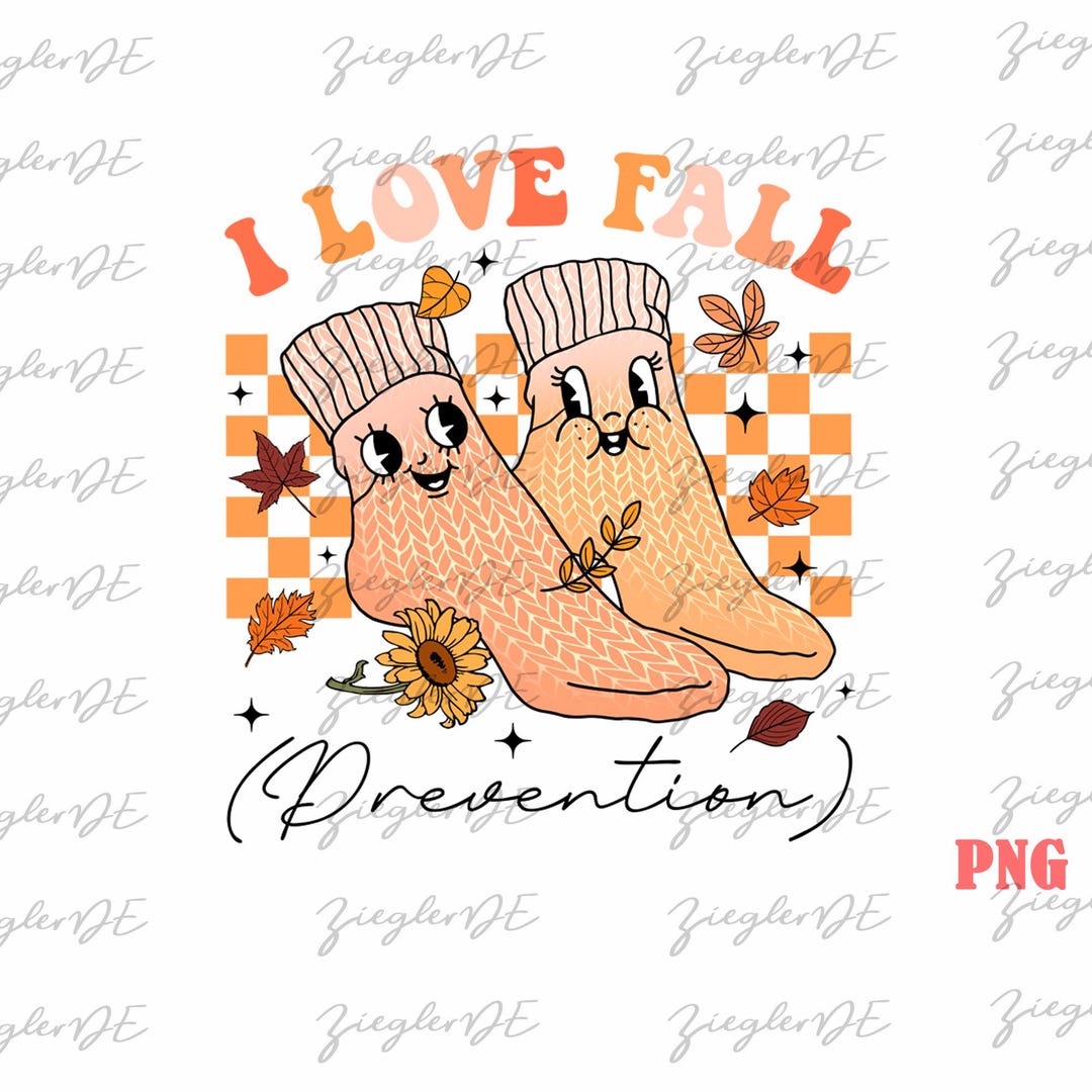 I Love Fall Prevention Nurse Fall Png, Nurse Png, Thanksgiving Nurse ...