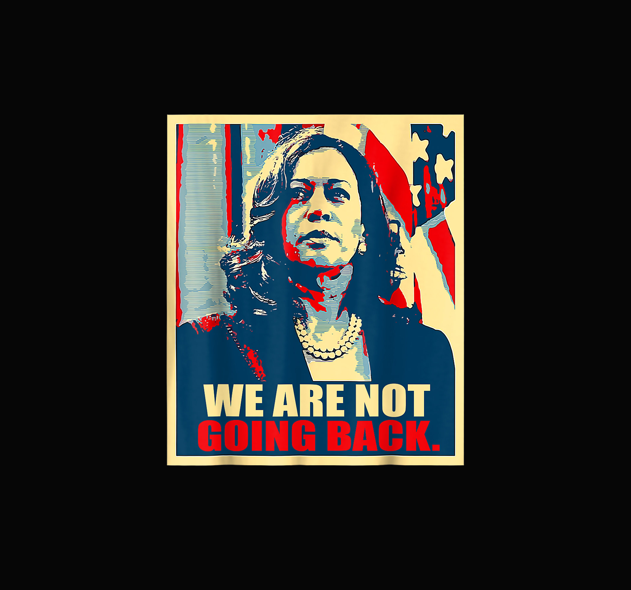 We're Not Going Back Png, Kamala Harris 2024, Vote Democrat, 2024 ...