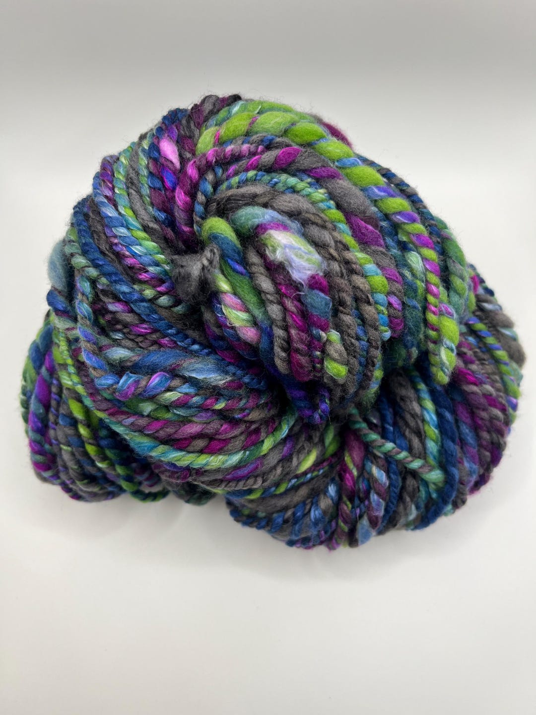 Shaniko Wool and Silk Handspun Yarn zombie Vibes - Etsy