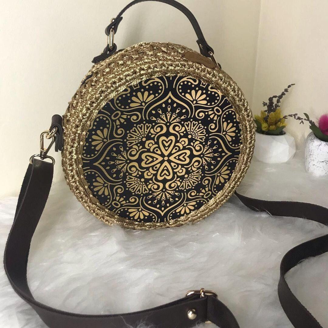 GOLD MACARON BAG - Etsy