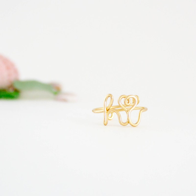 Wire Word Ring - Etsy
