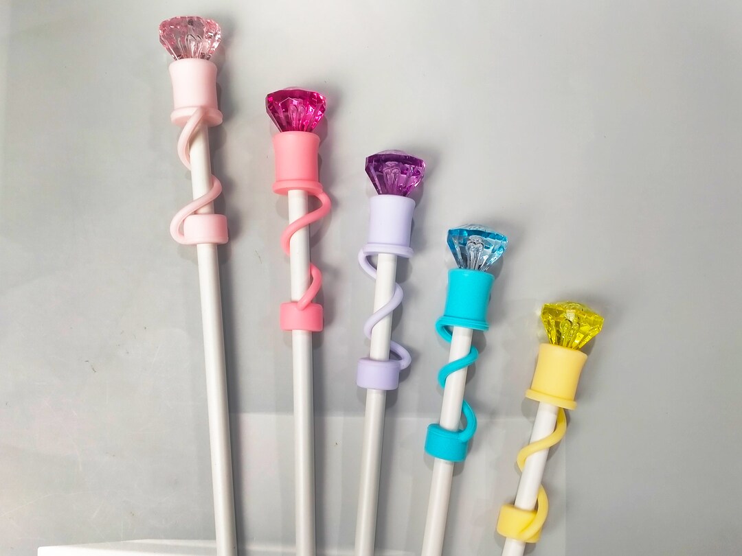 Diamond Straw Covers-shiny Straws-non-toxic, Non-hazardous Reusable ...