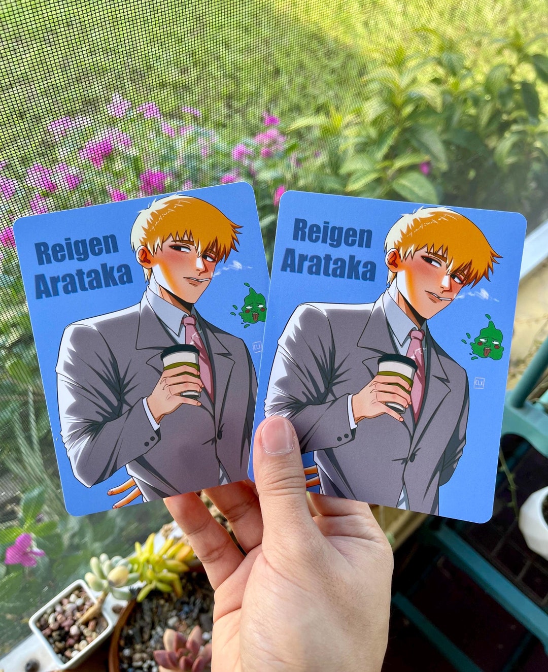 MP100 Reigen Art Print / Reigen Art Poster / Anime Art Poster / Photo ...