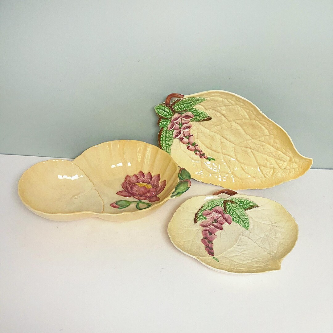 Vintage Carlton Ware Dishes: Lily Pad & Foxglove, England, Australian ...