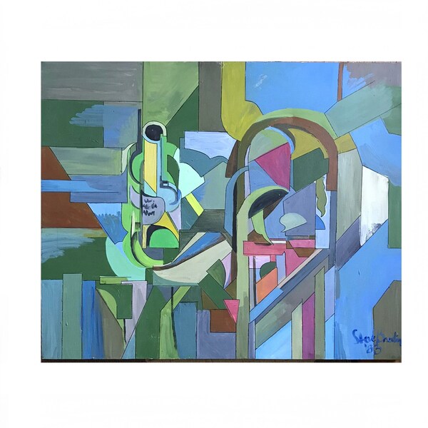 1980s Art Painting - Etsy