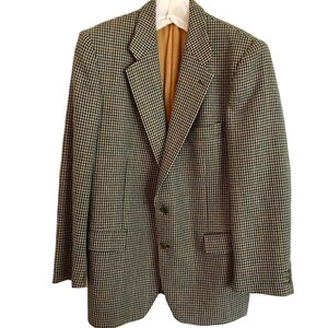 Magee Green Beige Tweed Wool Hacking Suit Jacket / Pure Wool Sports ...
