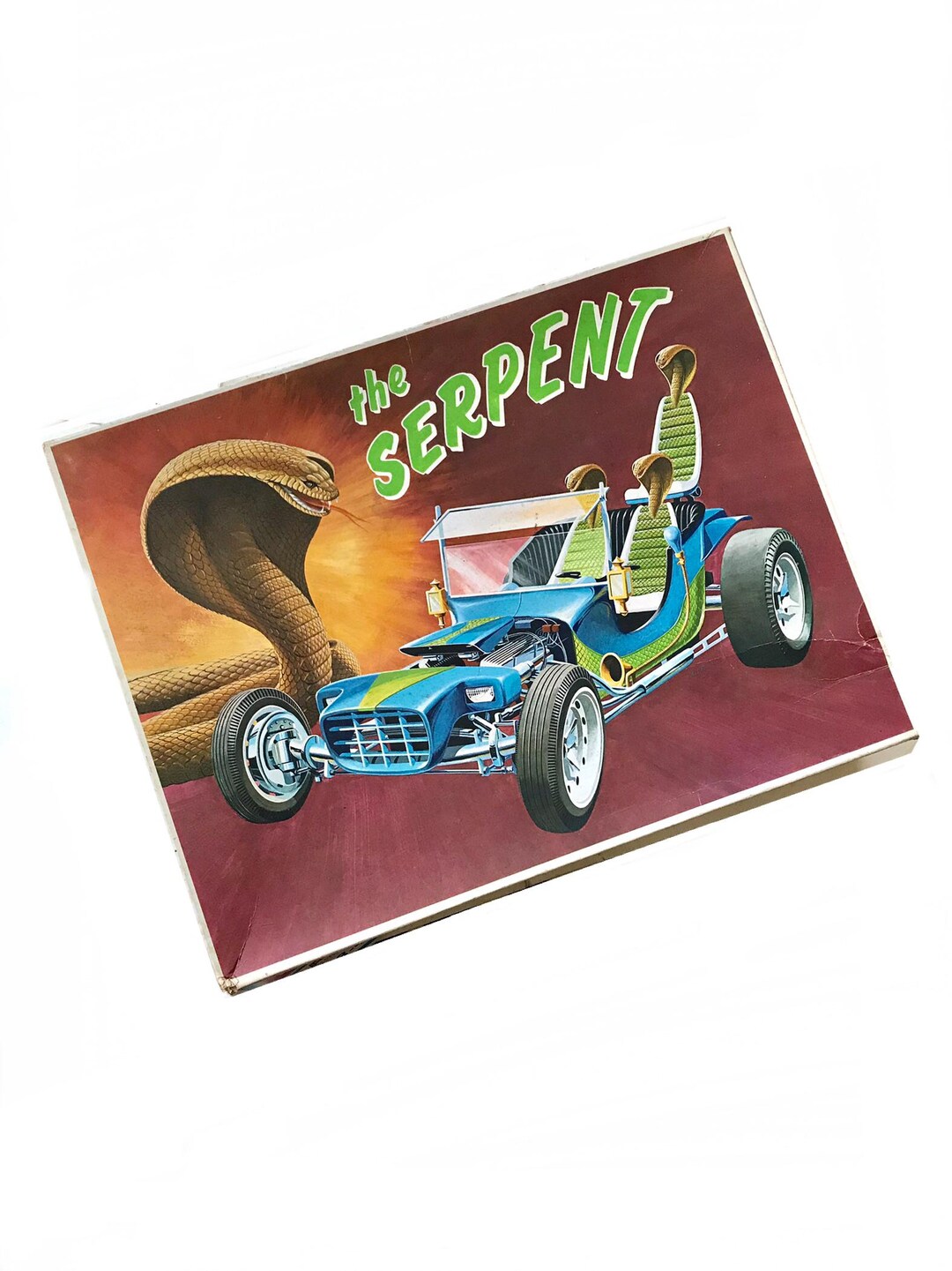 Mid Century Hot Rod Car Model Kit / 1960s 70s 'the Serpent' Cobra Snake ...
