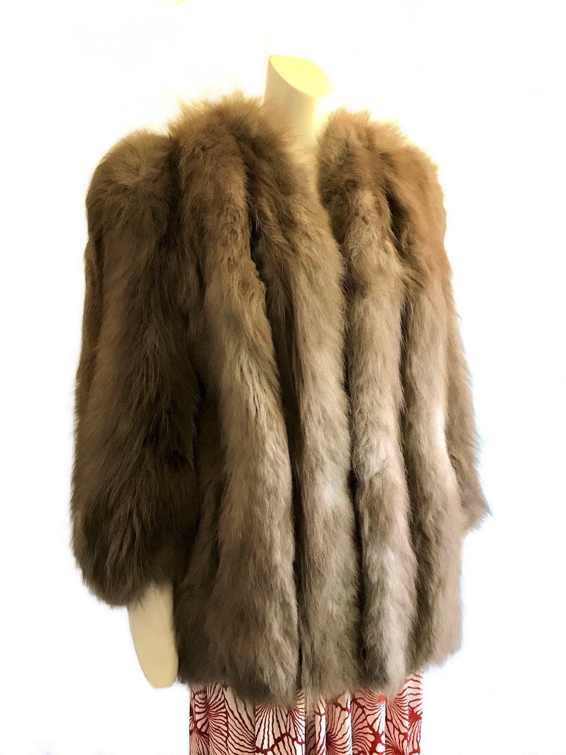 Vintage 1940s Sally Milgrim Brown Mink Fur Coat / WWII Swing - Etsy